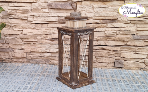 Cómo hacer un farol decorativo con cartón - El Rincon de Marylin